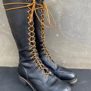 Vintage Unbranded Highliner Lineman Logger Tall Boots Steel Toe Mens ...
