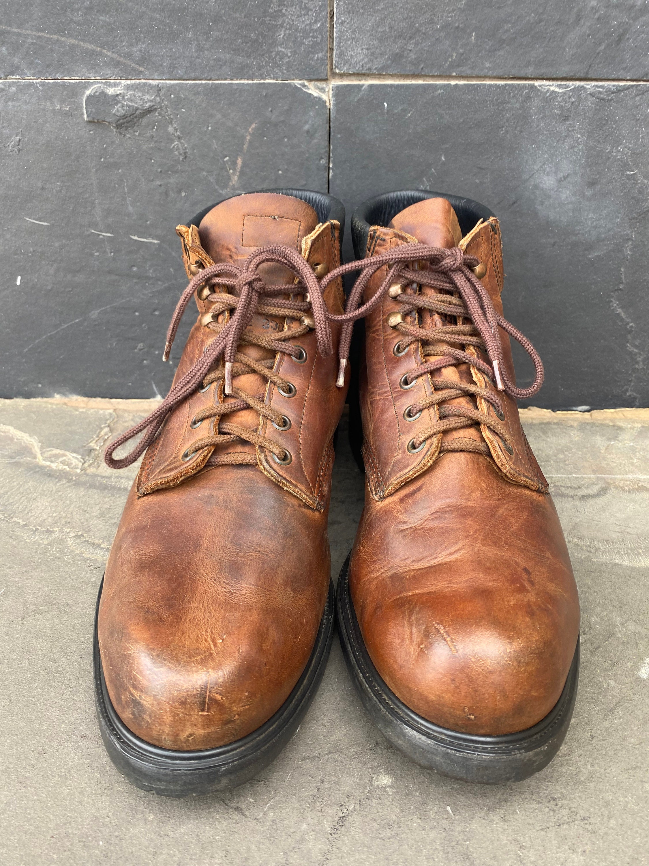 Red Wing Work Vintage Supersole Tough Leather Sz 12 EE - Etsy