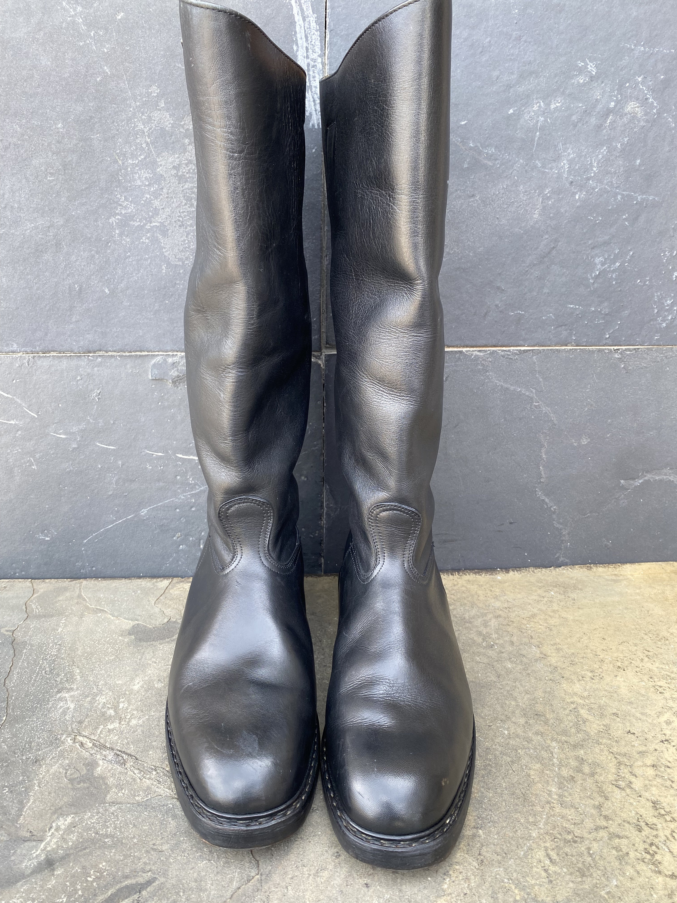 VTG Motorcycle Police Patrol State Trooper Leather Equestrian Riding ...