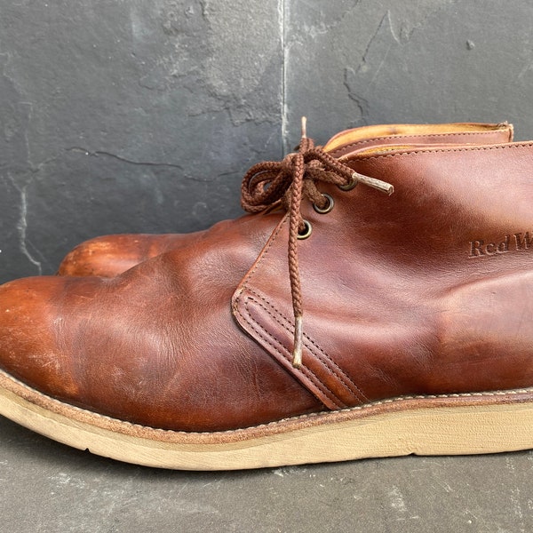 Red Chukka Boots - Etsy