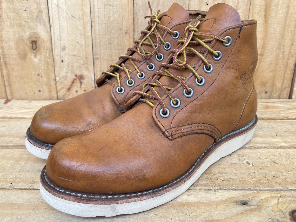 Red Wing Heritage Classic Round Toe 9107 9111 Boots Leather | Etsy