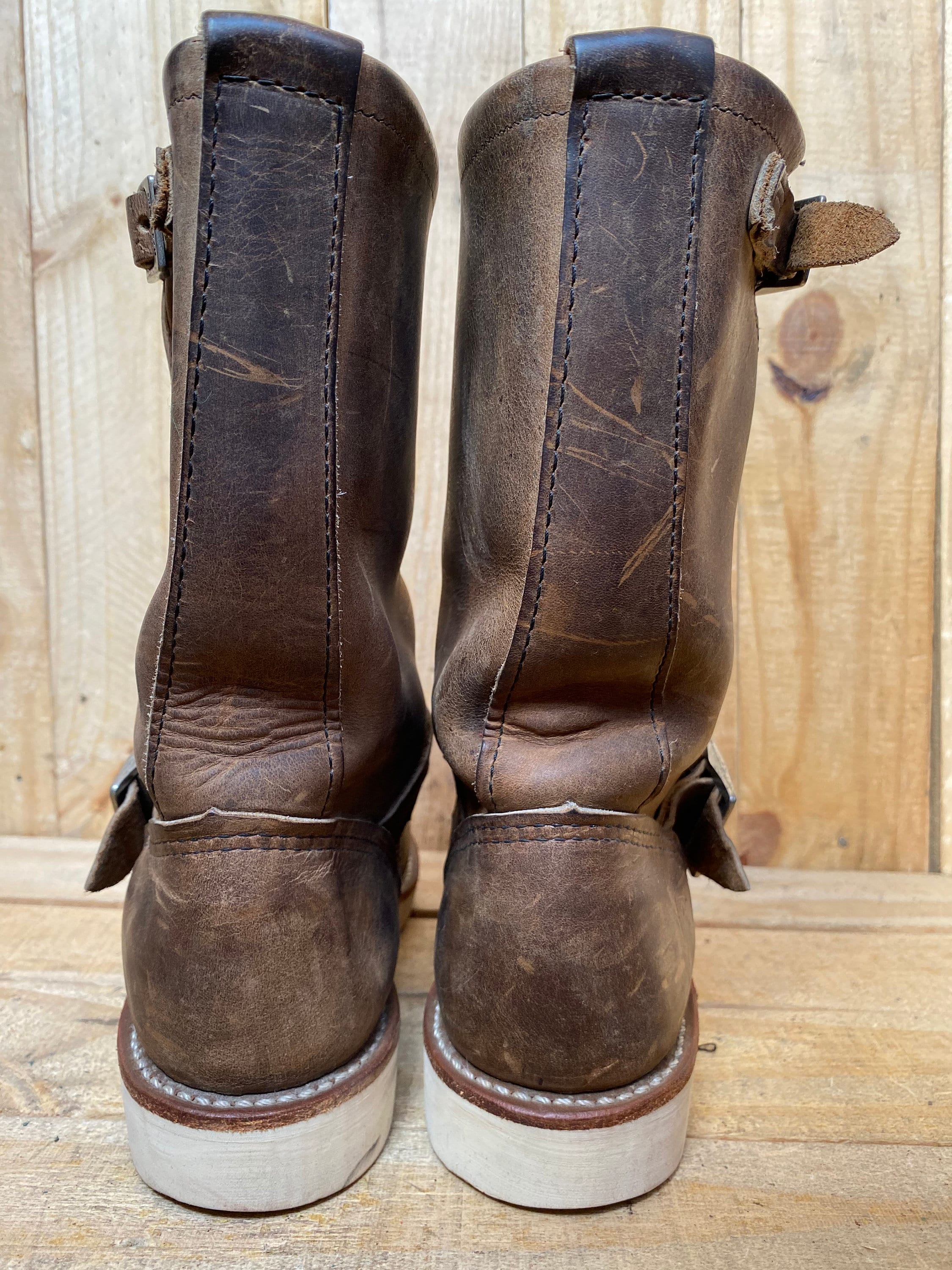 Red Wing Heritage Engineer Boots 2975 Brown Leather Sz men | Etsy