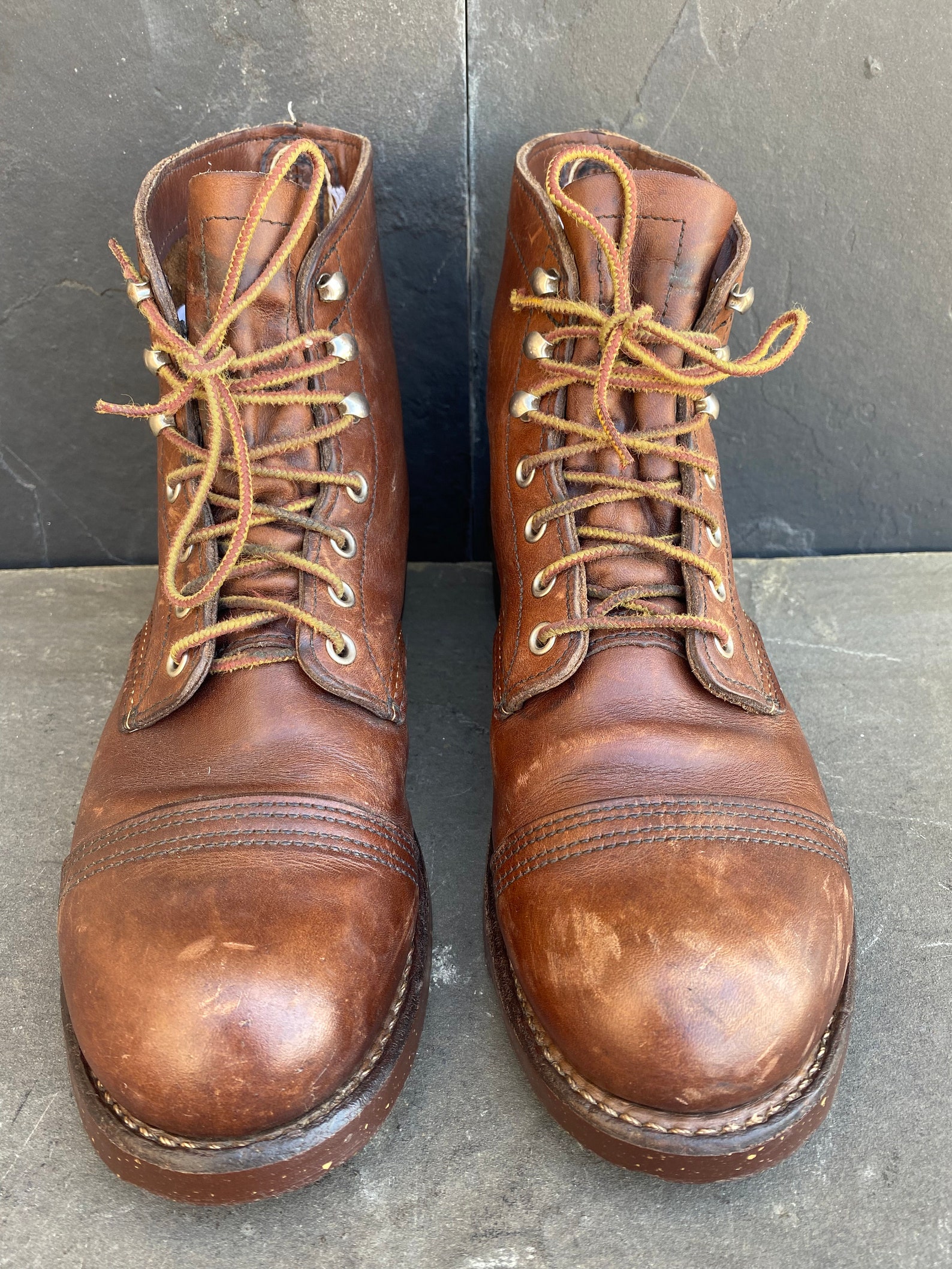 Red Wing 8111 Iron Ranger Amber Harness Cap Toe Leather - Etsy