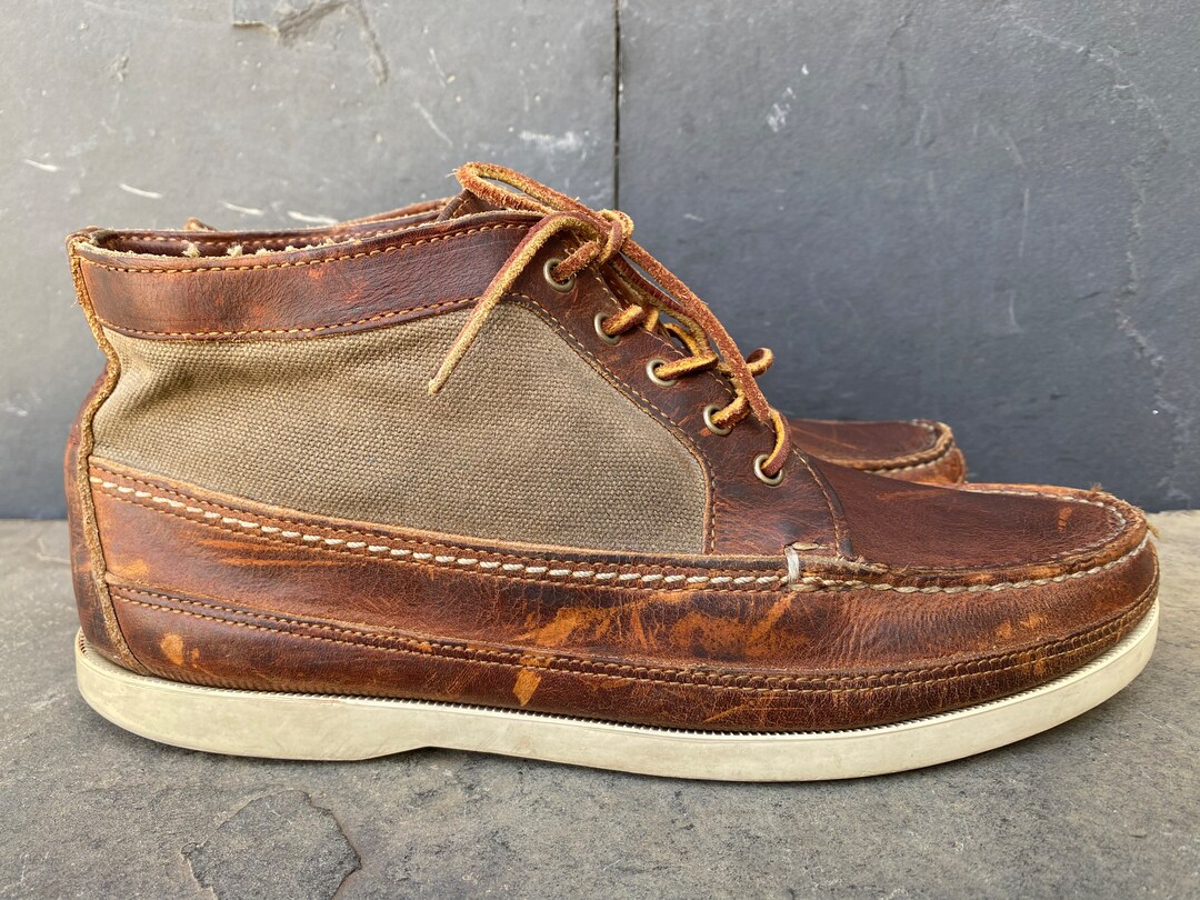 Red Wing Wabasha Brown Leather Chukka Boots Moccasins Size 9.5 E - Etsy