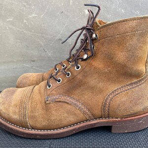 Red Wing Iron Ranger 8113 Boots Hawthorne Muleskinner Roughout Cork ...