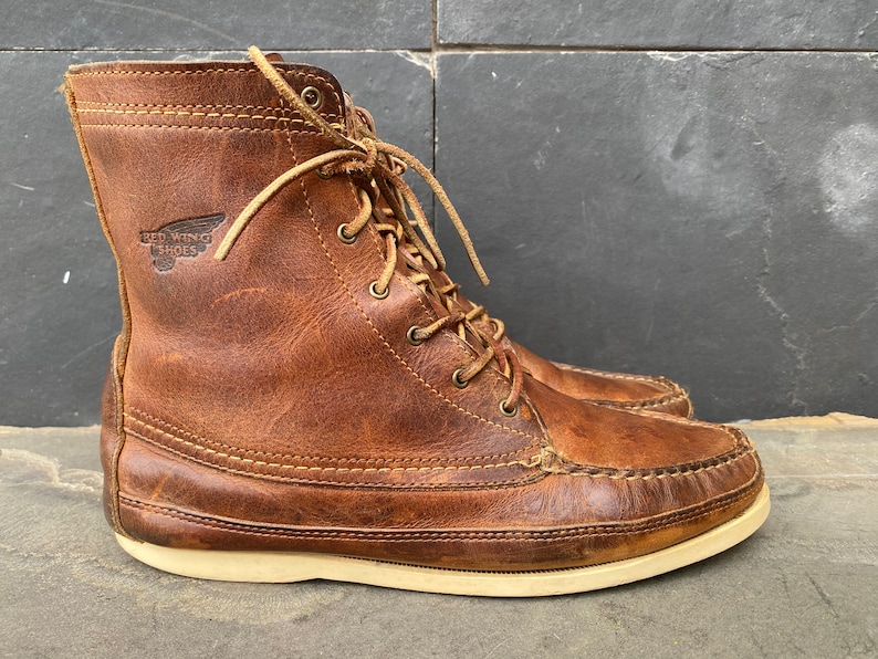 Red Wing J Crew Wabasha 9125 in Leather Men's Boots Size US 8.5 E Rare ...