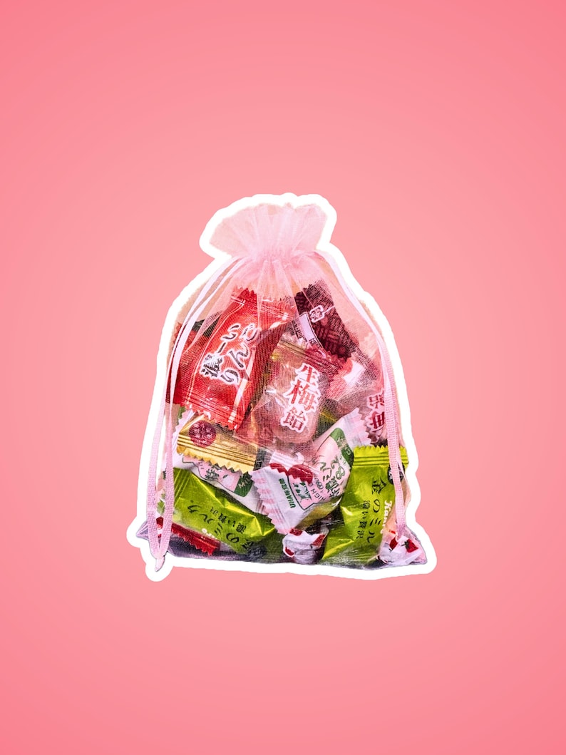 Japanese Candy Gift Bag: Sakura Collection - Matcha, Plum & Red Bean ...