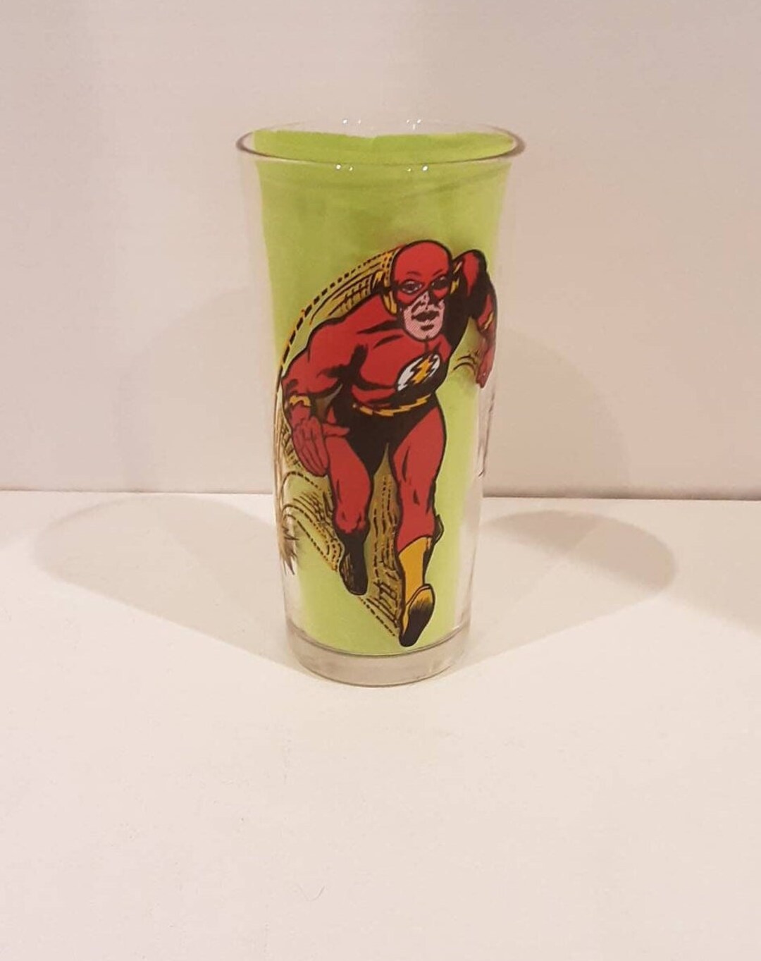 THE FLASH Pepsi Collector Glass. DC Comics. - Etsy