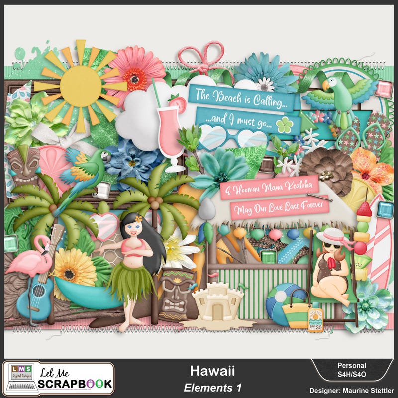 Hawaiian Scrapbook - Etsy