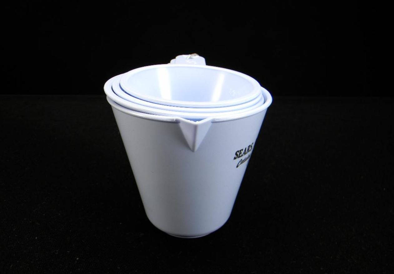 Plastic Measuring Cup Set With Sears Advertising - Etsy