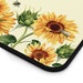 Sunflowers and Bees Desk Mat - Etsy