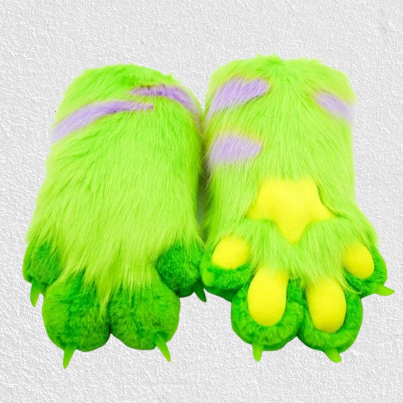 Furry Fox Glove - Etsy