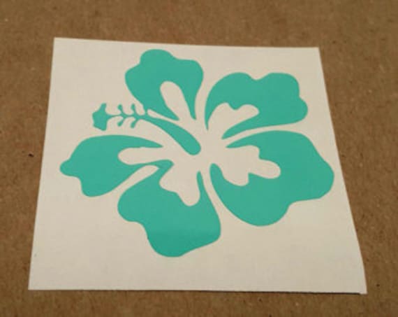 Hibiscus Flower Decal hibiscus flower hibiscus car decal | Etsy