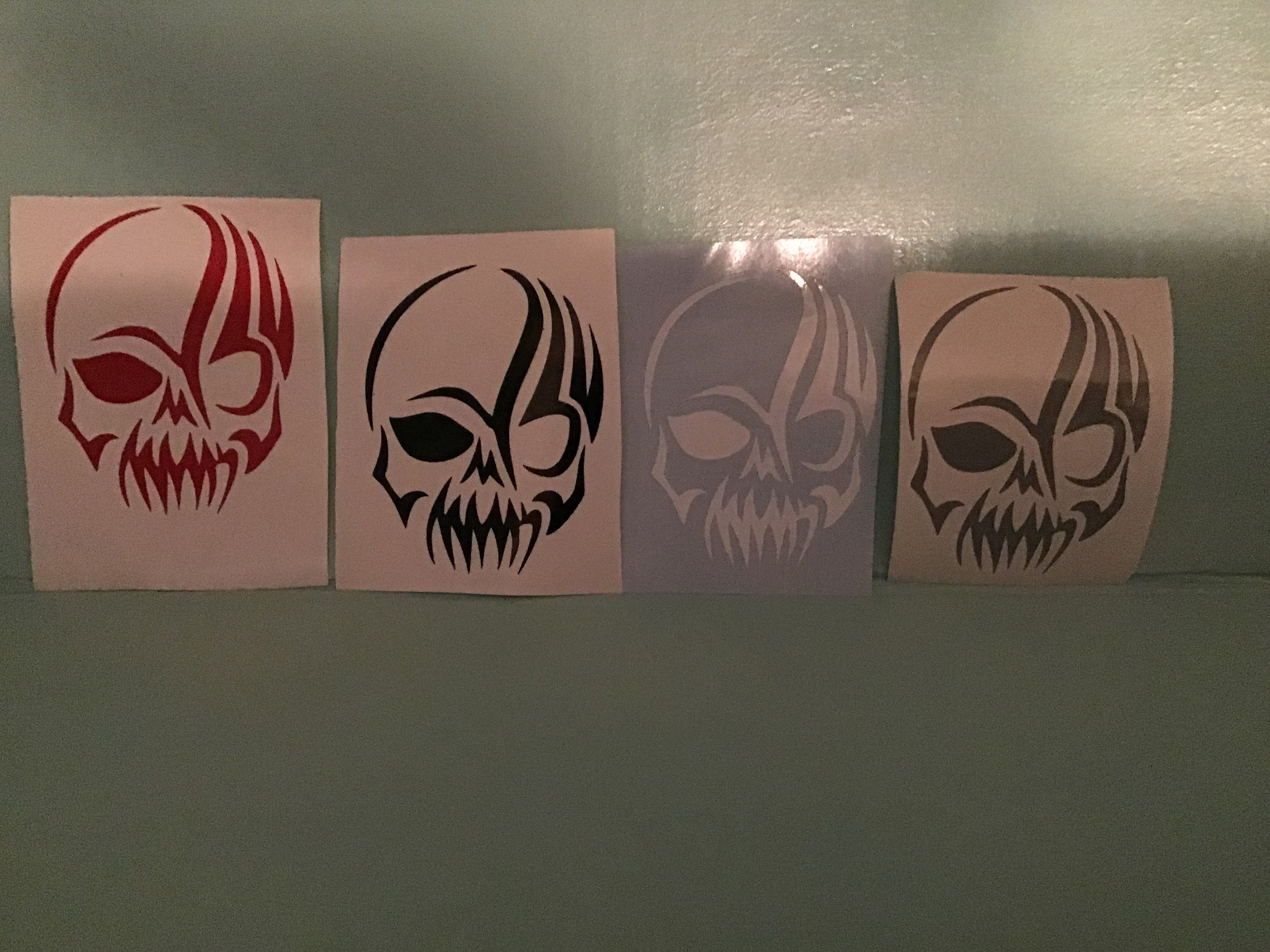Skull Skull Decal Skull Sticker Skull Vinyl Skull for | Etsy