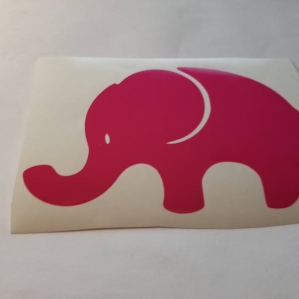 Elephant Car Decal - Etsy