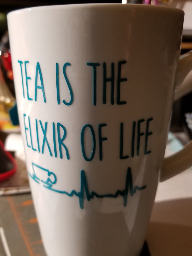 Tea Time, Tea Lovers. Vinyl Decal, Decals for Cups, Lap Top Decal ...