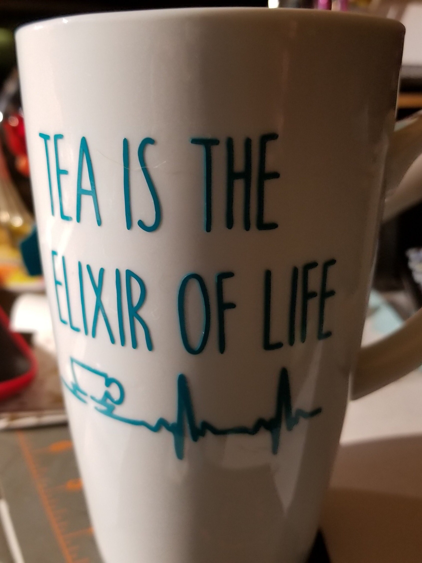 Tea Time, Tea Lovers. Vinyl Decal, Decals for Cups, Lap Top Decal ...