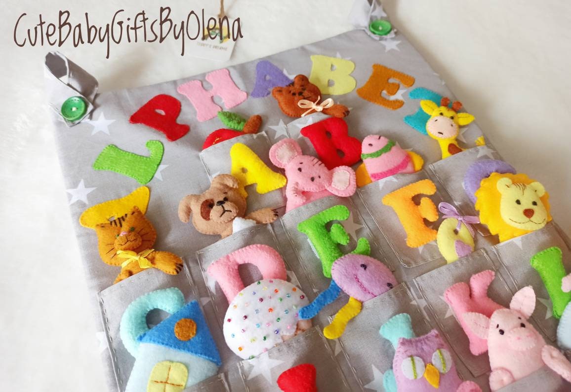 buy discount store online Felt English alphabet, preschool learning toy ...