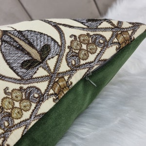 Mackintosh Art Deco Cushion Cover Belle Epoque Rose Green Pillow Sham ...