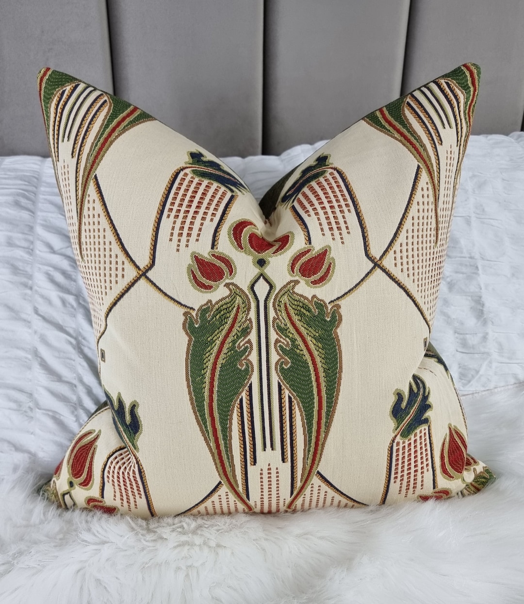 Mackintosh Art Deco Cushion Cover Alexandra Tapestry Pillow Sham Square ...