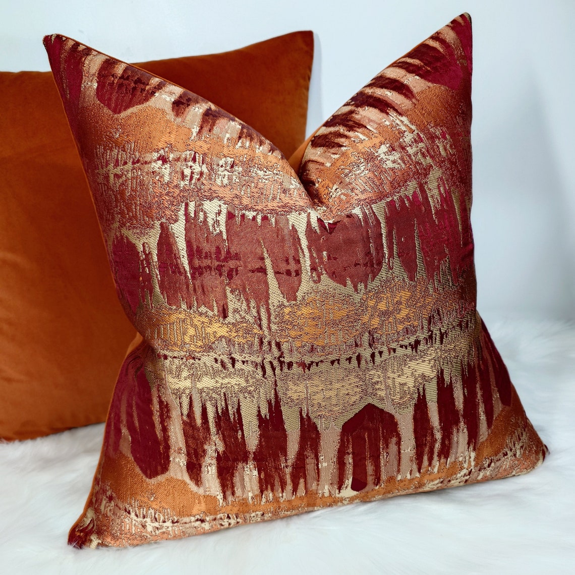 Glamorous Cushion Cover New Home Moroccan Cushion Cover Burnt Orange ...