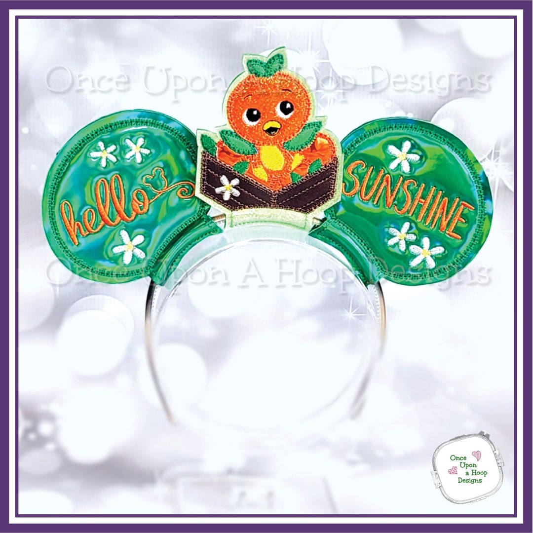 Hello Orange Birdy Sunshine in Crate Mears Set (3 Pieces) ITH Digital ...