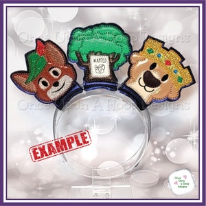 RH Robin, Little John & Wanted Poster Tree Mears Set (3 Pieces) ITH Digital Machine Embroidery ...