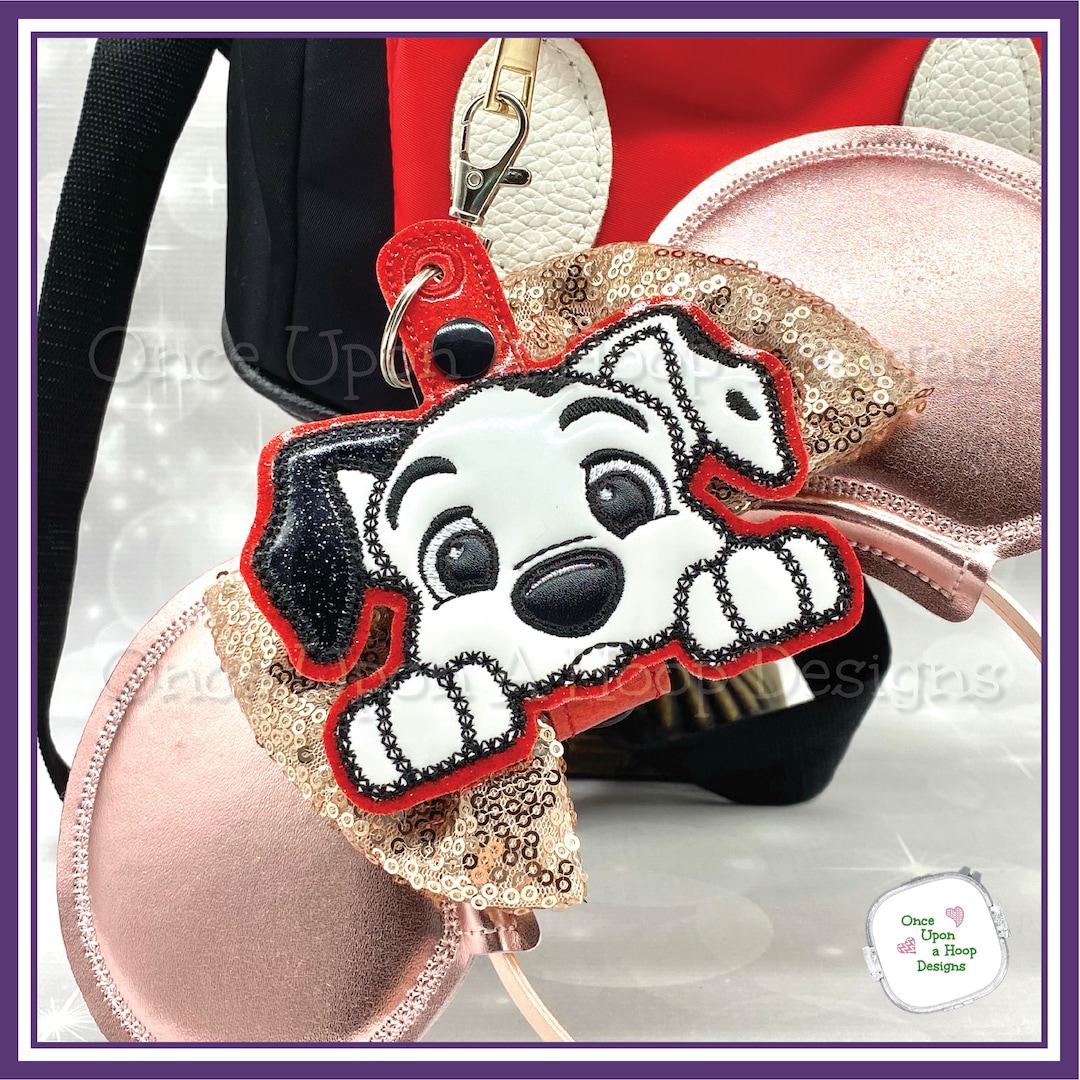 Puppy Peeker Mears Holder ITH Digital Machine Embroidery Design ...