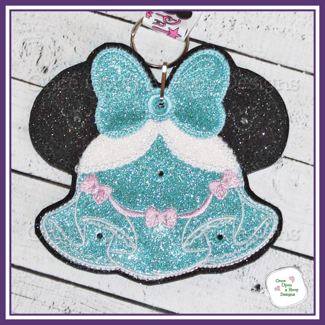 Cindy Princess Ball Gown Pin Holder Lanyard ITH Digital Machine ...