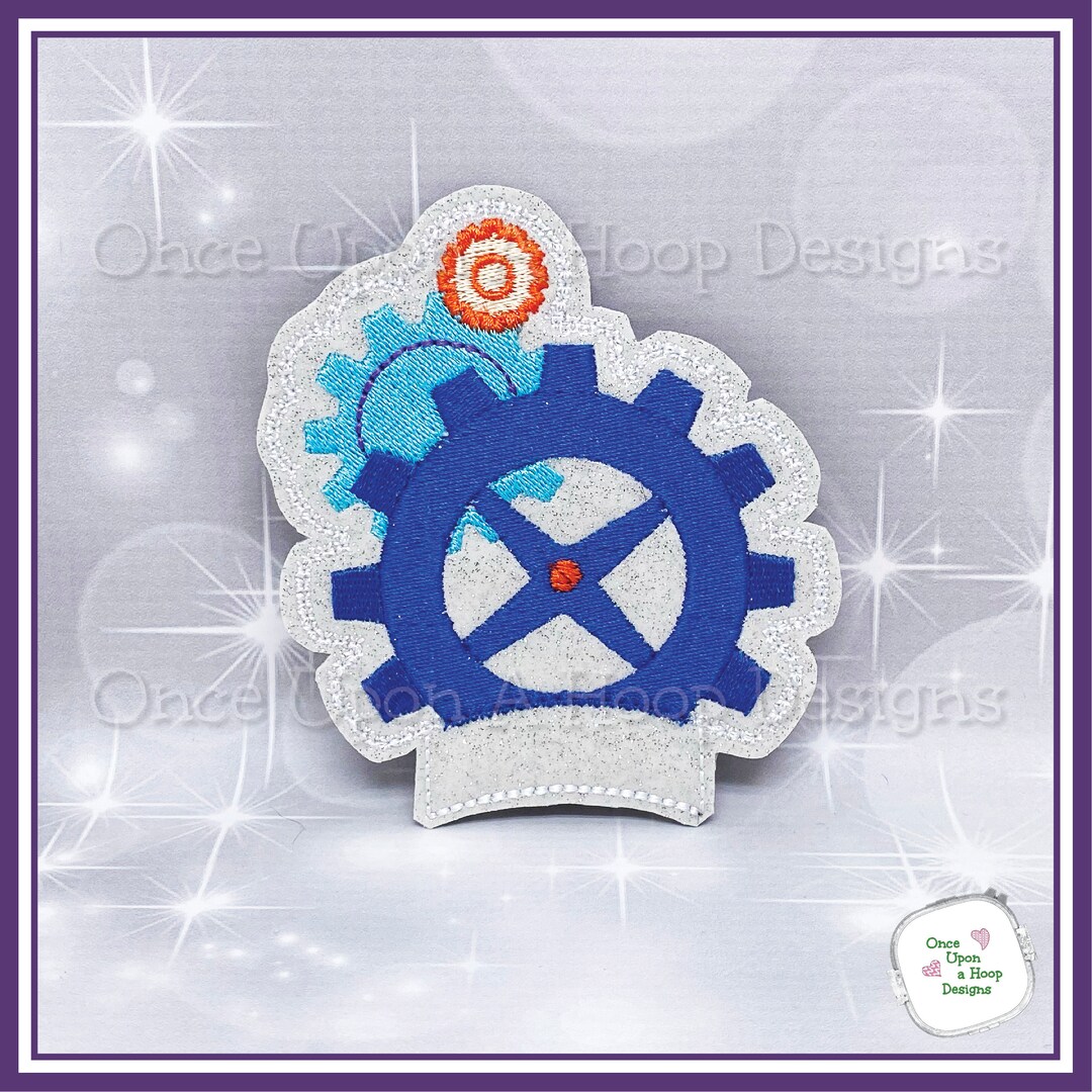 Progressive Carousel Embroidered Gears CTR ITH Digital Machine Embroidery Design - INSTANT ...
