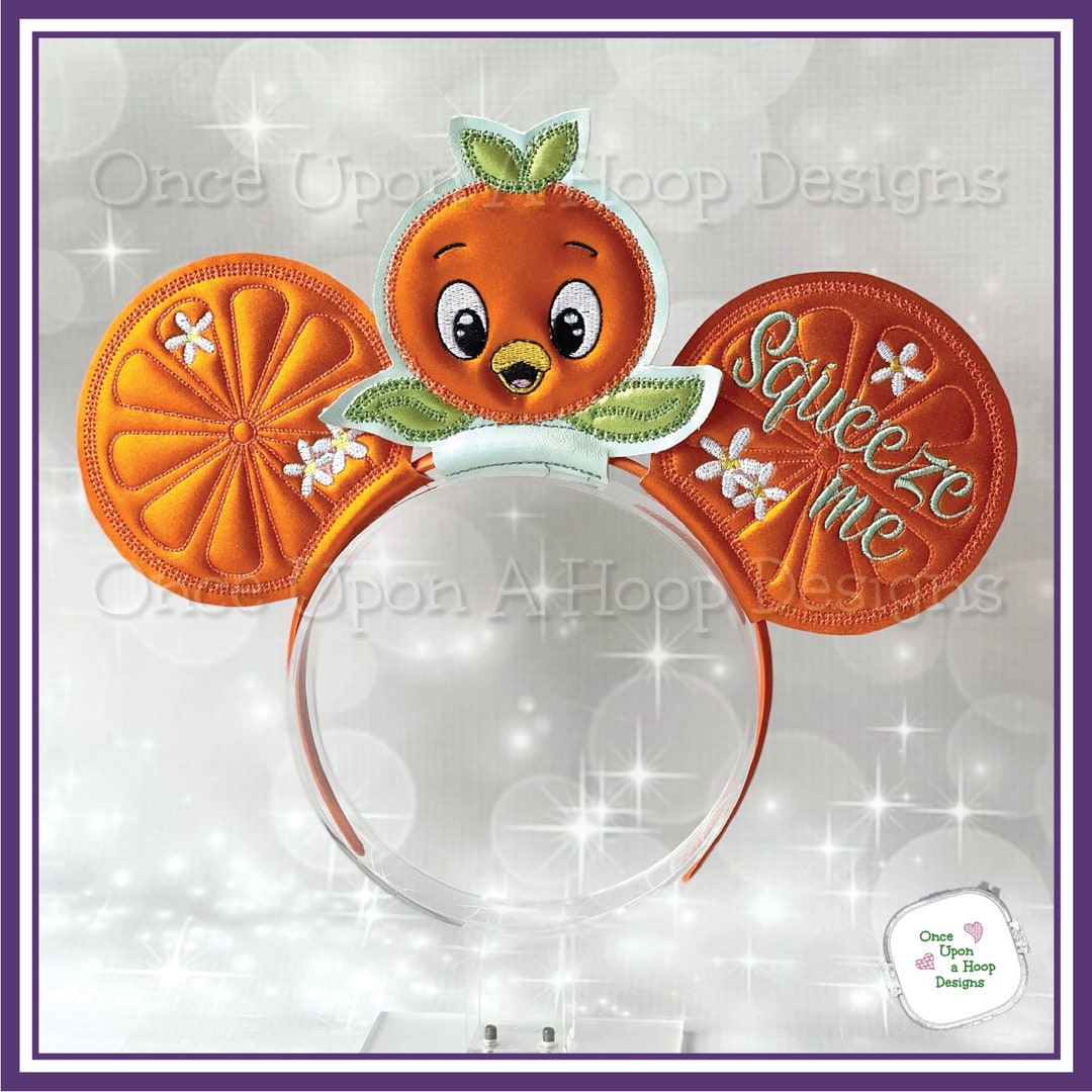 Squeeze Me Orange Birdy Mears Set (3 Pieces) ITH Digital Machine ...