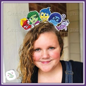 Inside Emotions #1 Headband Toppers Set (5 Pieces) ITH Digital Machine ...