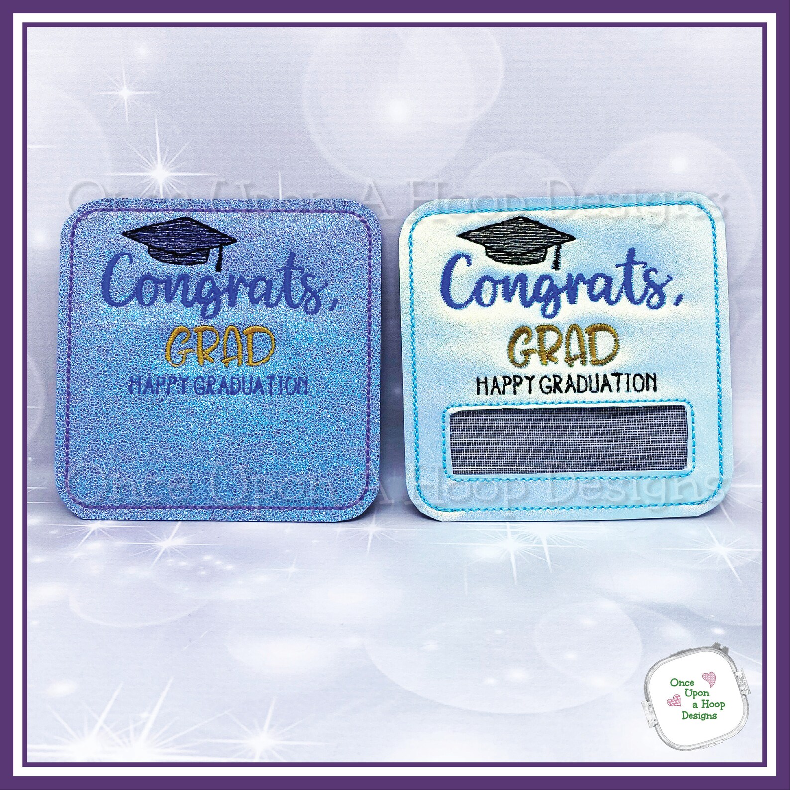 Congrats Grad Money Gift Holder ITH Digital Machine Embroidery Design ...