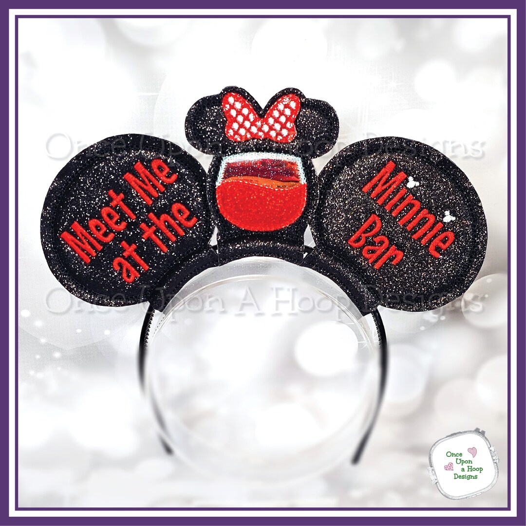 Meet Me at the Minnie Bar Mears Set (3 Pieces) ITH Digital Machine ...