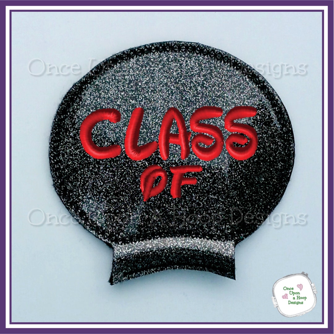 WORDS: Class of Mear ITH Digital Machine Embroidery Design - INSTANT ...
