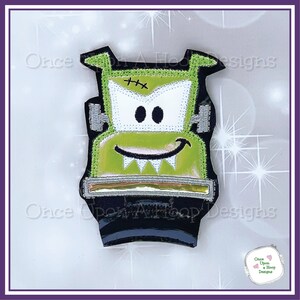 Franken-tow With Spooky Cones Mears Set (3 Pieces) ITH Digital Machine ...