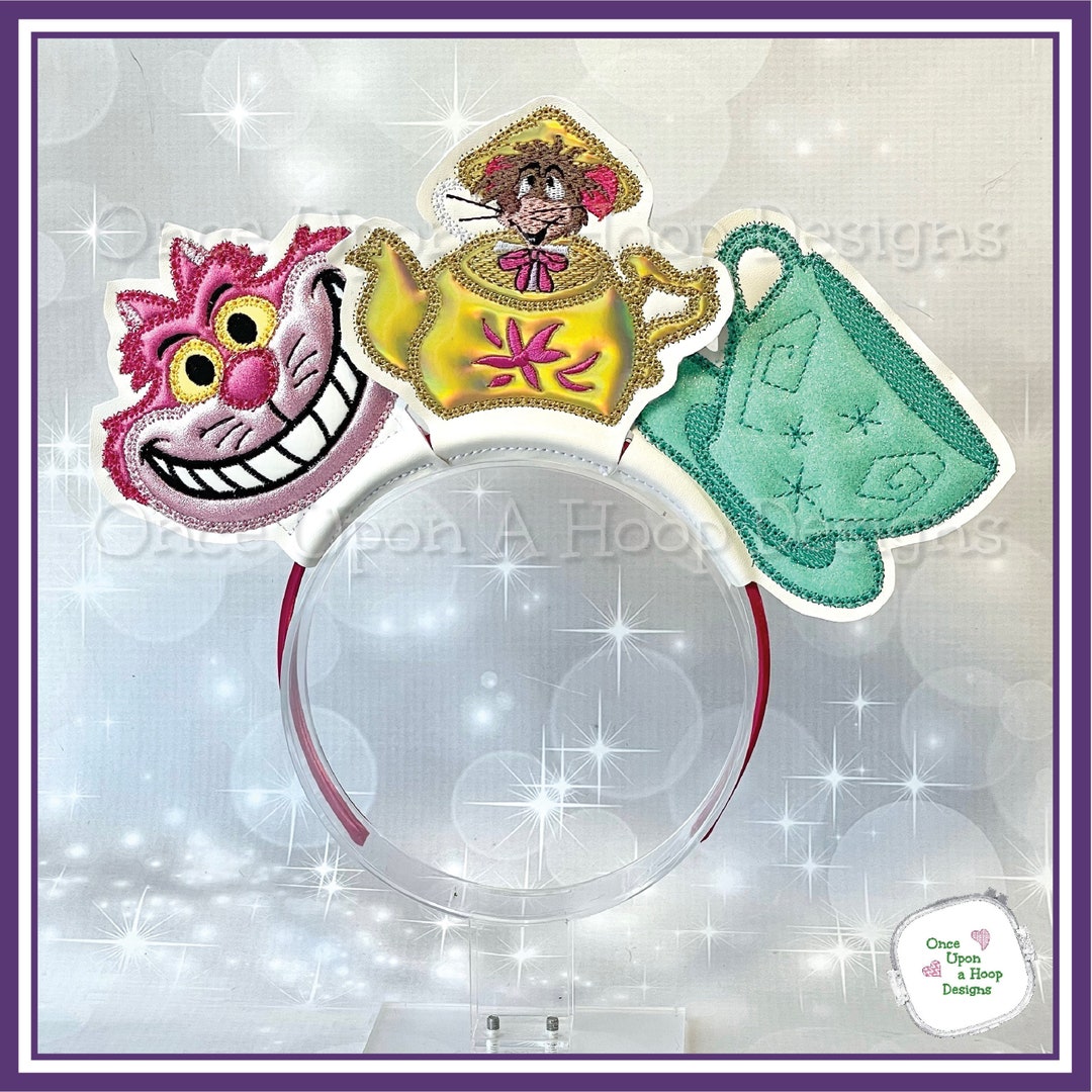 Crazy Tea Party Mears Set (3 Pieces) ITH Digital Machine Embroidery ...