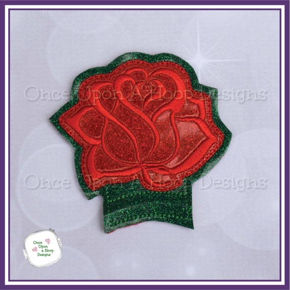 Rose Ctr ITH Digital Machine Embroidery Design INSTANT - Etsy