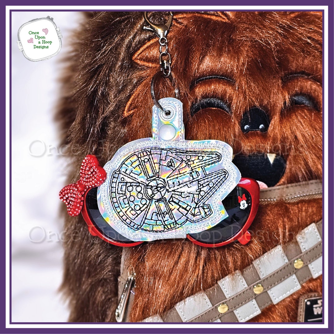 S.W. Falcon Space Ship Mears Headband Holder ITH Digital Machine ...