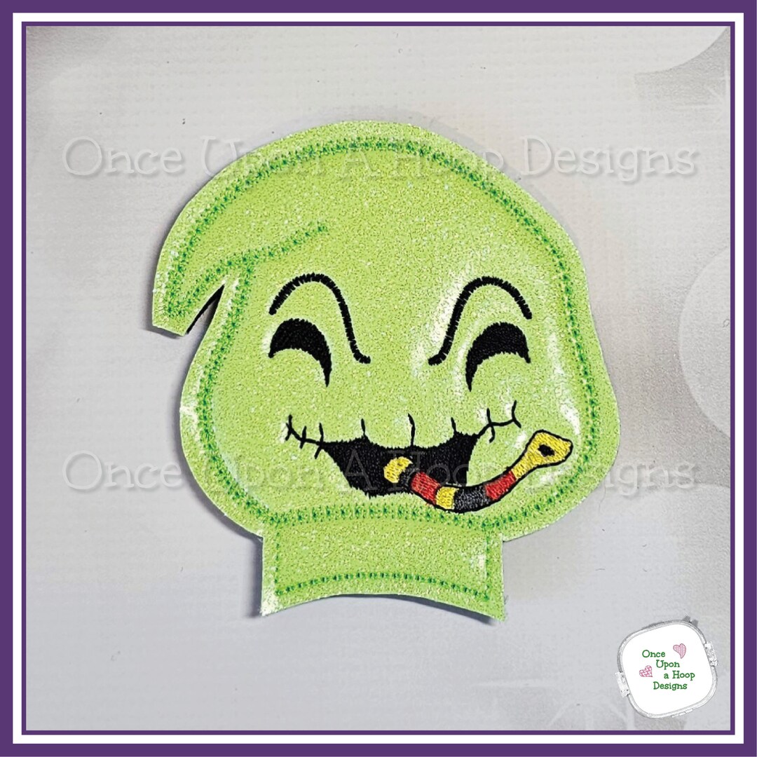 NBC Shaped Oogie Mear Add-on ITH Digital Machine Embroidery Design ...