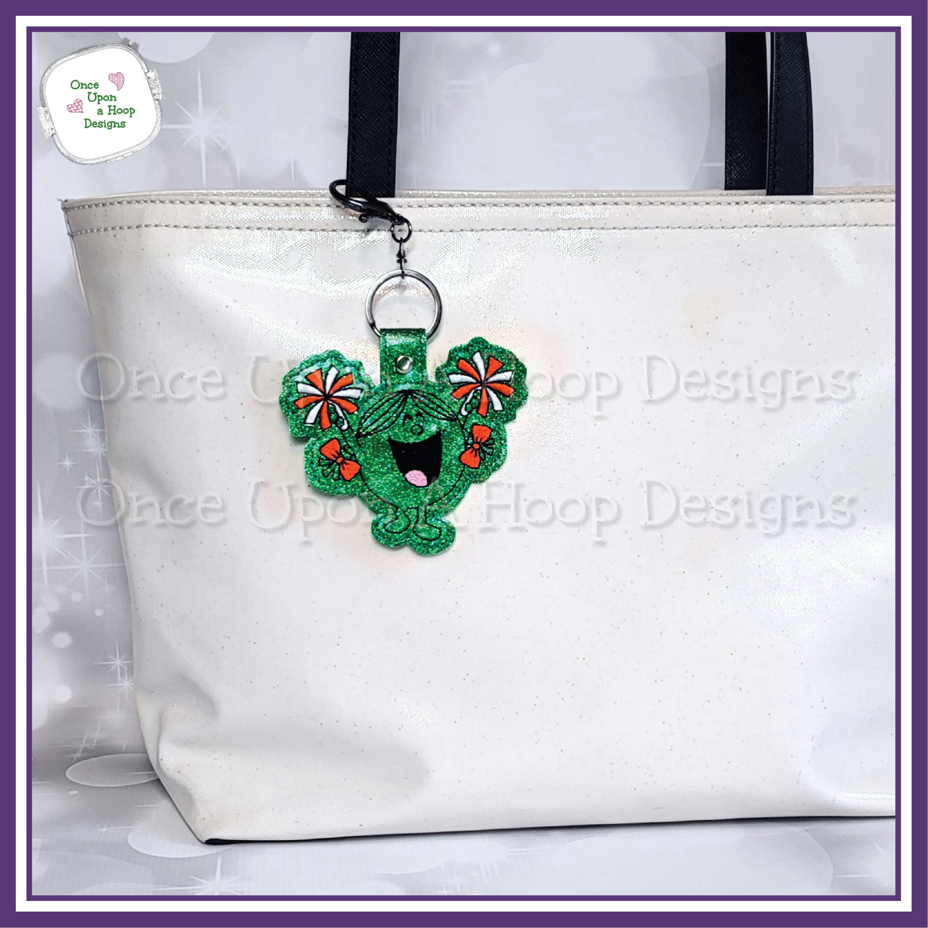 Ms Cheerleader Snap Tab ITH Digital Machine Embroidery Design - INSTANT ...
