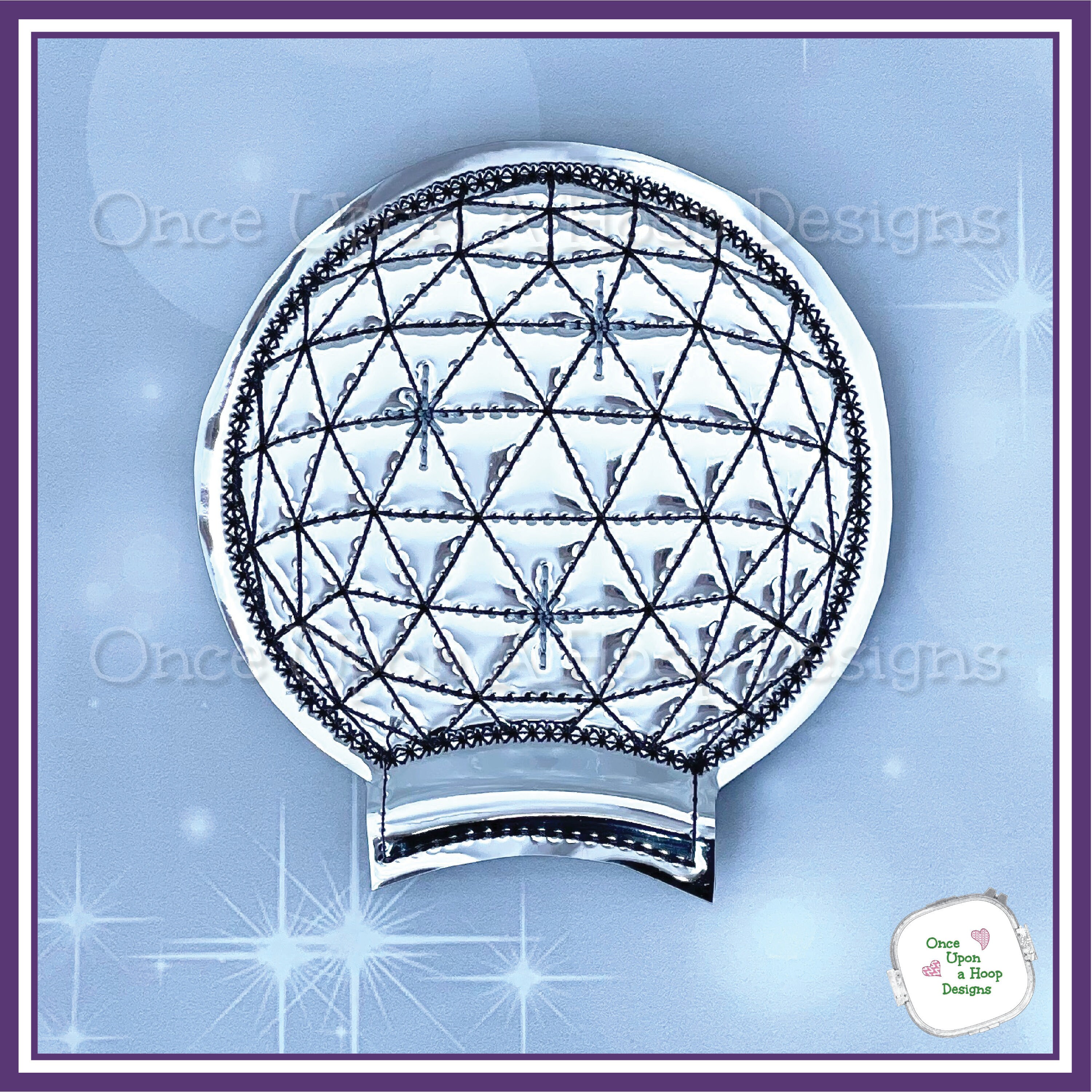 Spaceship Geodesic Sphere With Hidden Chef Rat Center ITH - Etsy