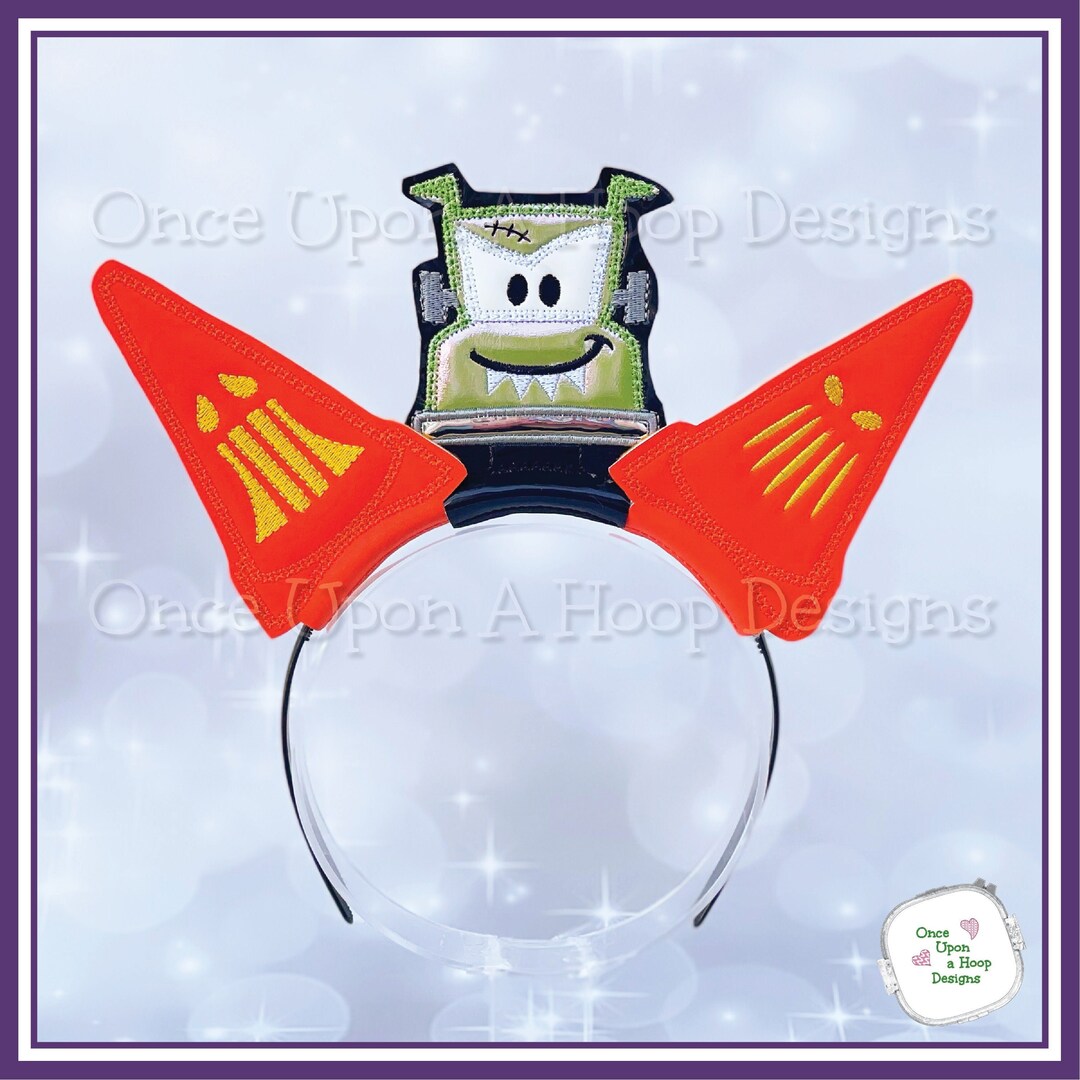 Franken-tow With Spooky Cones Mears Set (3 Pieces) ITH Digital Machine ...