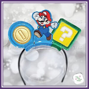 Super Italian Bros Jump Game Headband Toppers Set (5 Pieces) ITH ...