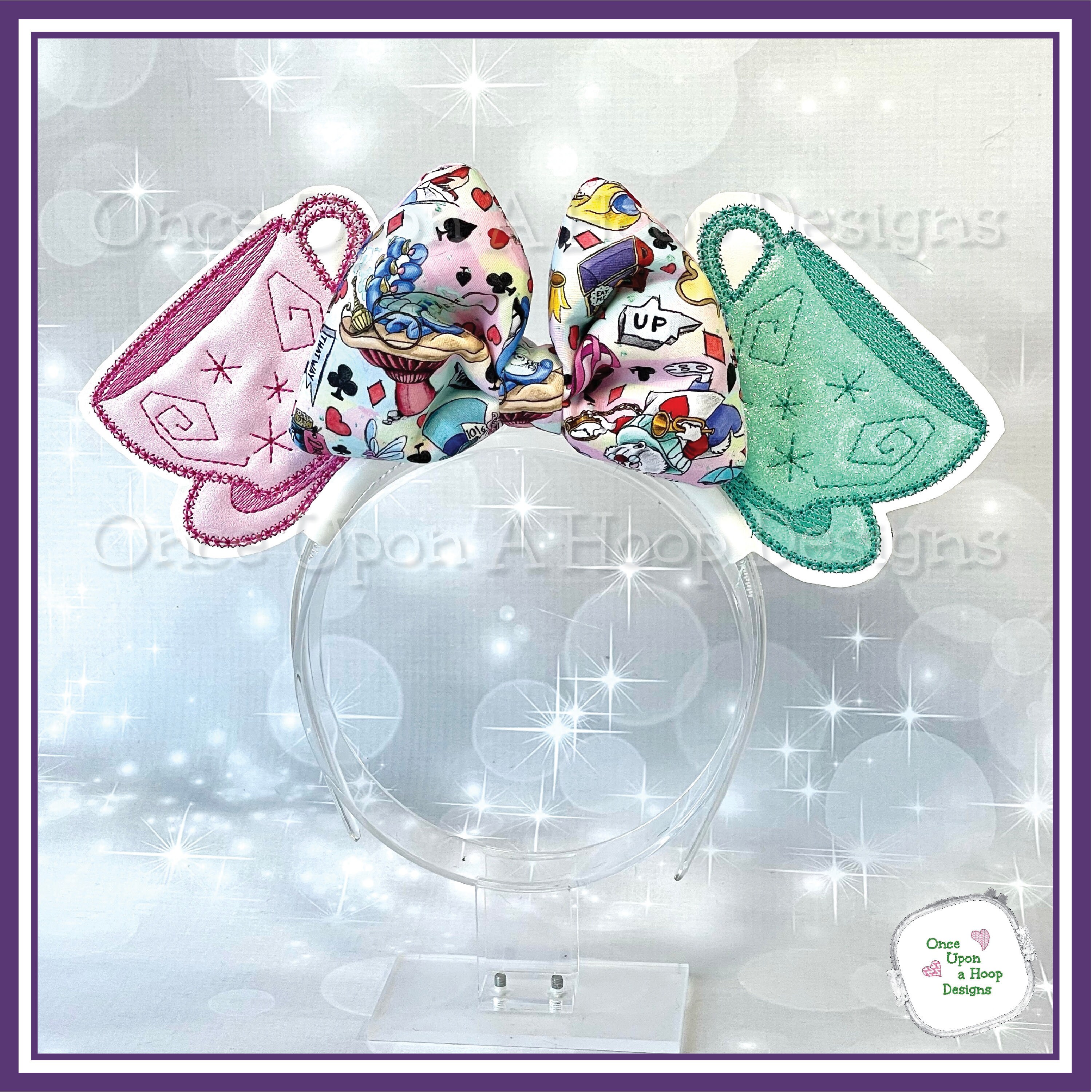 Crazy Tea Party Mears Set 3 Pieces ITH Digital Machine - Etsy