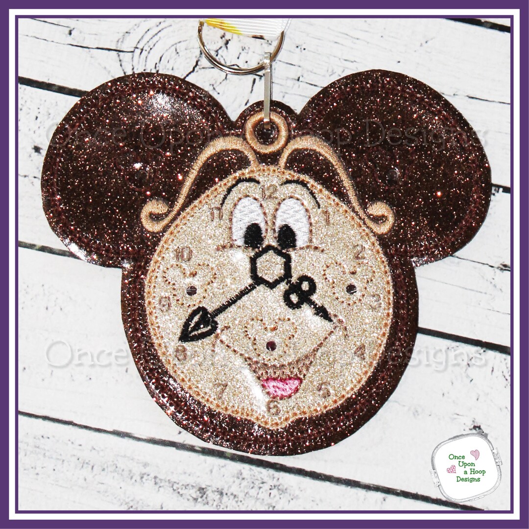 B&B Castle Steward Clock Pin Holder Lanyard ITH Digital Machine ...