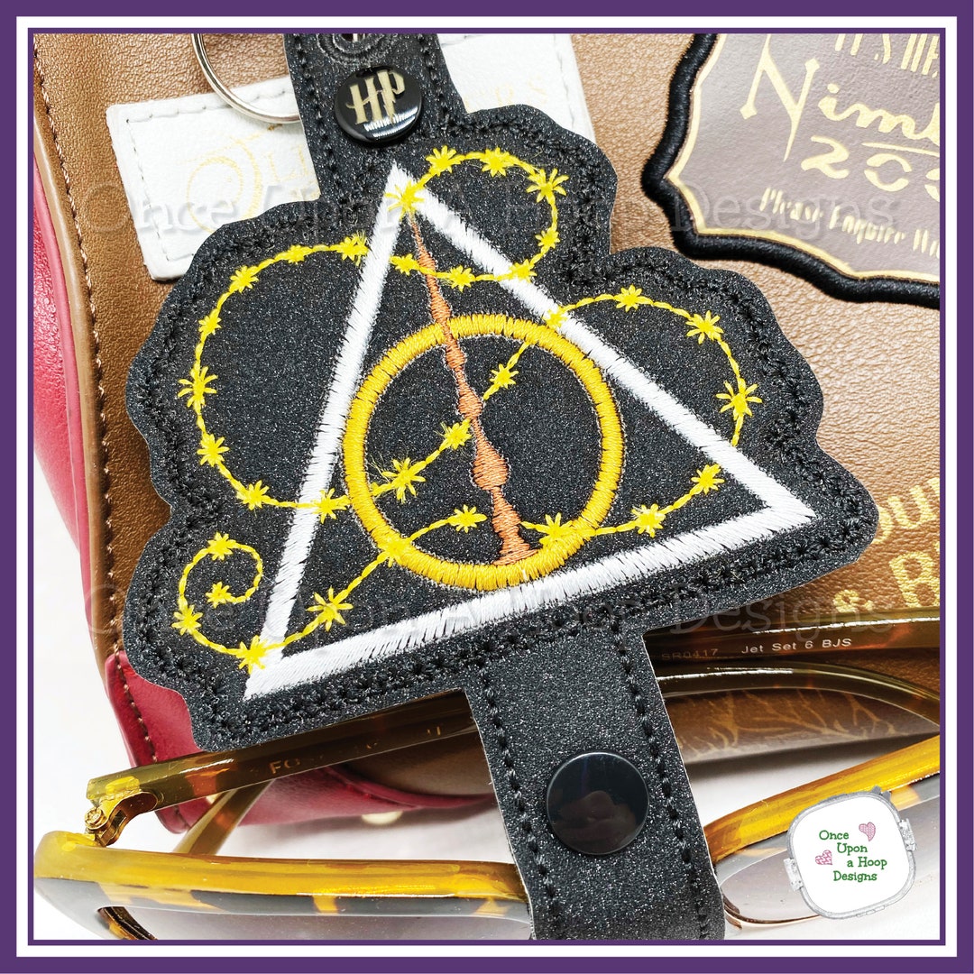 Magic School Master of Death Symbols Mears Headband Holder ITH Digital ...