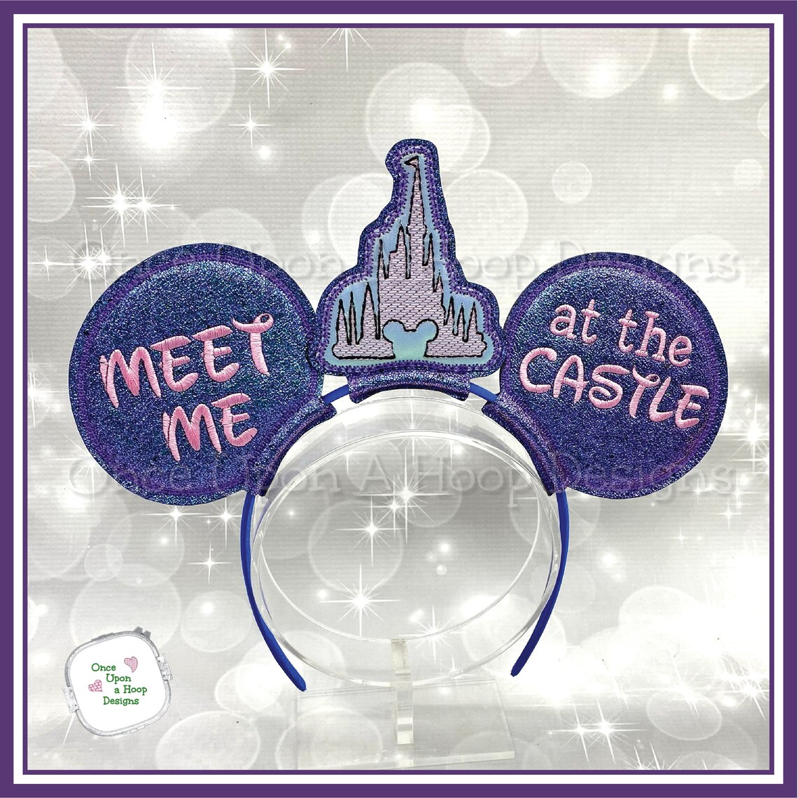 Sketchy Mouse Castle Center Add-on ITH Digital Machine - Etsy