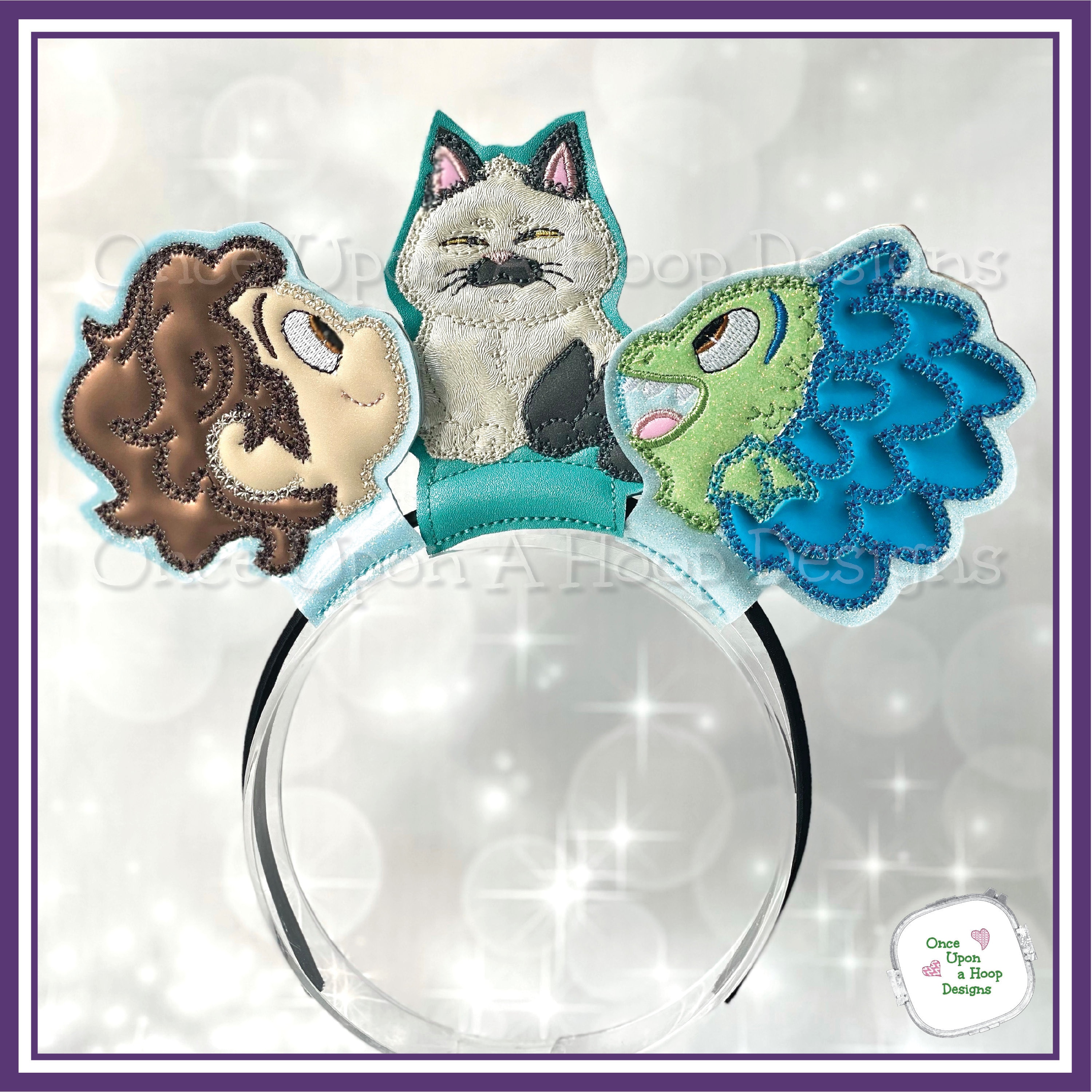 Luca Cat Set 1 3-pieces ITH Digital Machine Embroidery Design | Etsy