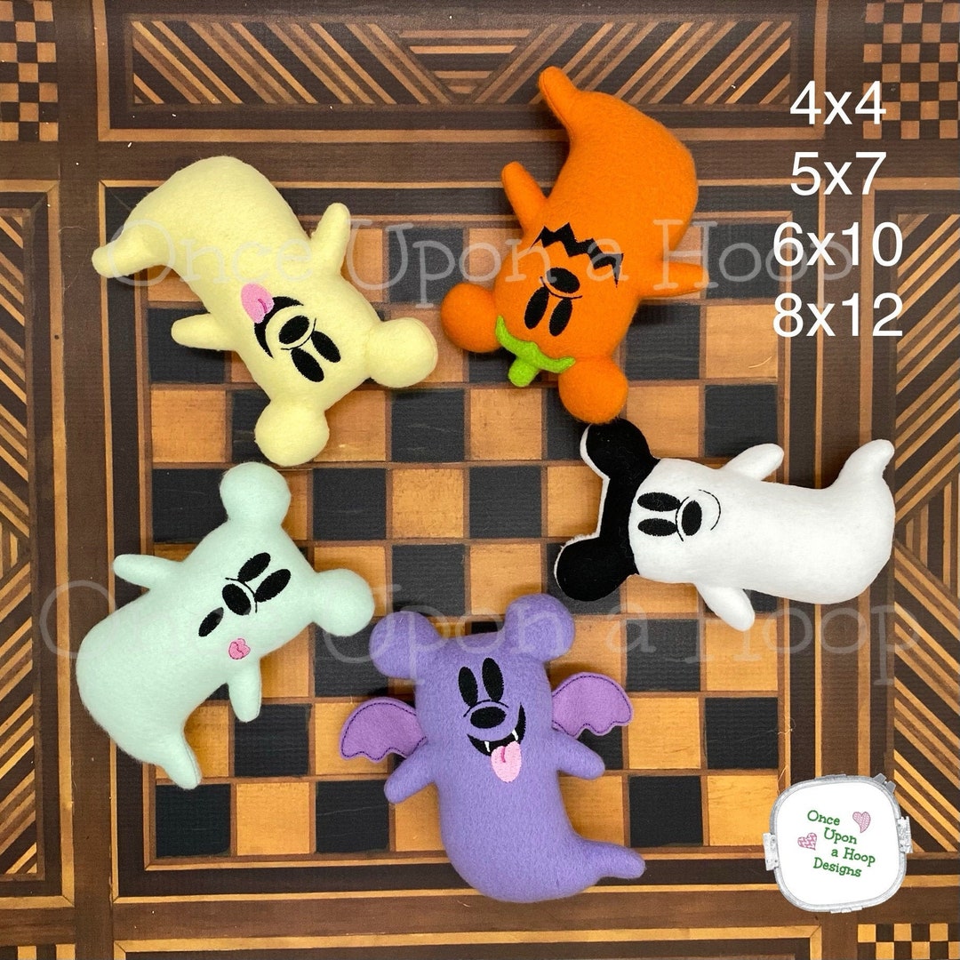 Mr Mouse Ghost Stuffy Set of 5 - 4 Standard Sizes 4x4, 5x7, 6x10 & 8x12 ...